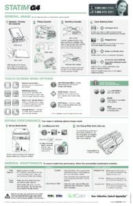 Statim G4 Quick Reference Guide - Statim USA Autoclave Sales, Service ...