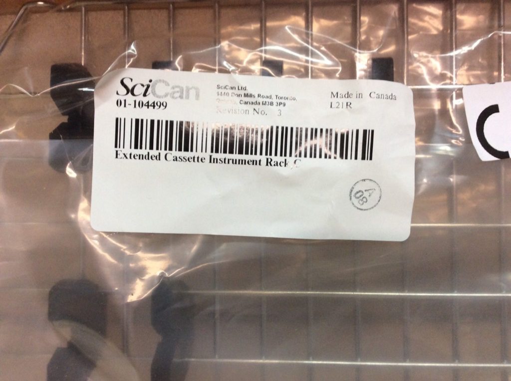 Scican Statim 5000 Extended Cassette Instrument Rack OEM# 01-104499 ...
