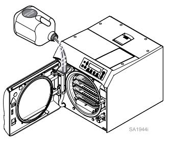 where to fill water on midmark ritter m9 m9d m11 - Statim USA Autoclave ...