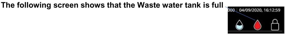 t-edge waste water tank full icon - Statim USA Autoclave Sales, Service ...