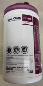 Sani-Cloth Prime Extra Large Wipes 7.5 x 15 Disinfectant Wipes FREE ...