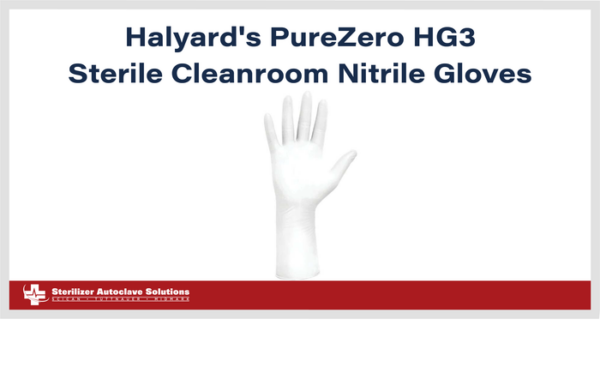 Halyard's PureZero HG3 Sterile Cleanroom Nitrile Gloves - Statim USA ...
