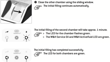 w&h assistina twin second chamber filling graphic 1 - Statim USA ...