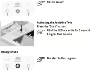 w&h assistina twin standby mode instructional graphic 1 - Statim USA ...